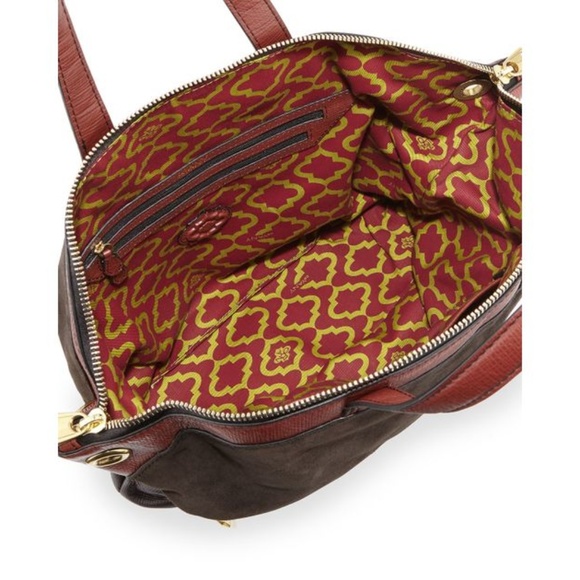 orYANY | Bags | Oryany Nikki Suede And Leather Tote Bag | Poshmark